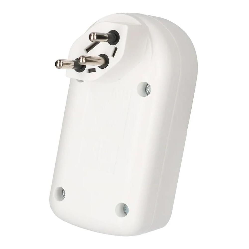 Max Hauri Multiple plug maxADAPT 2 x T13 with switch - White