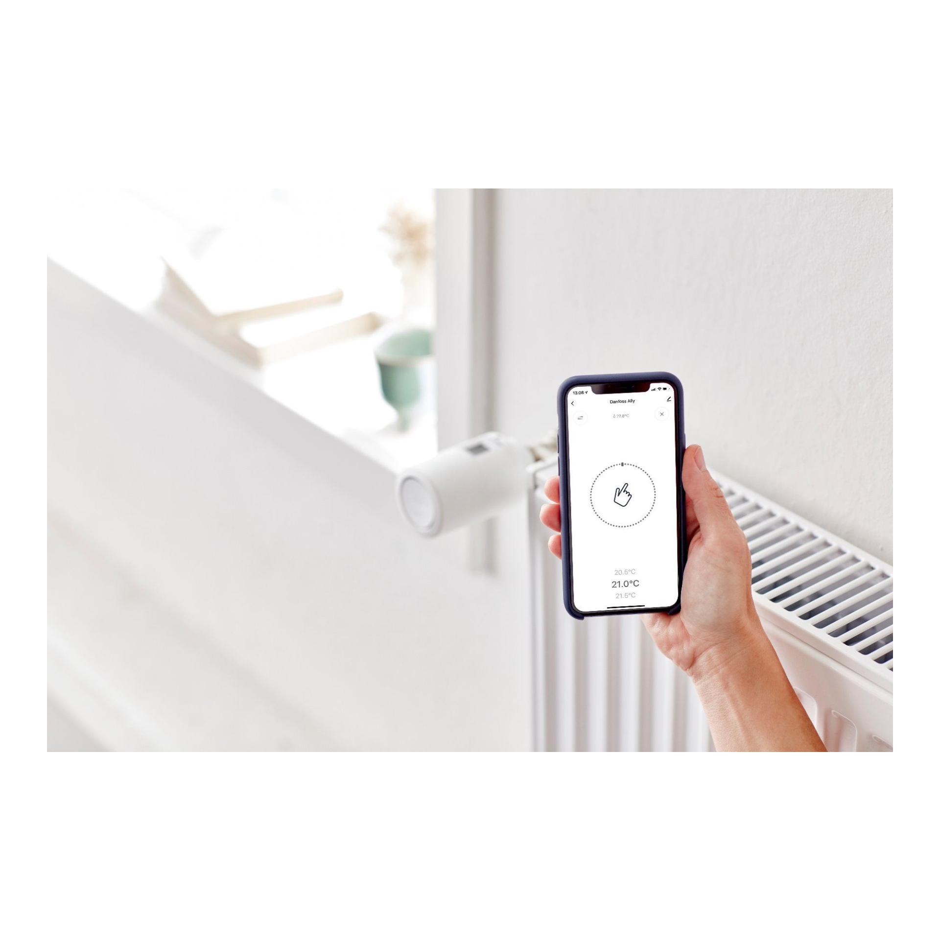 Danfoss Ally™ Starter Pack (Gateway + elektronisches Heizkörperthermostat) - Weiss