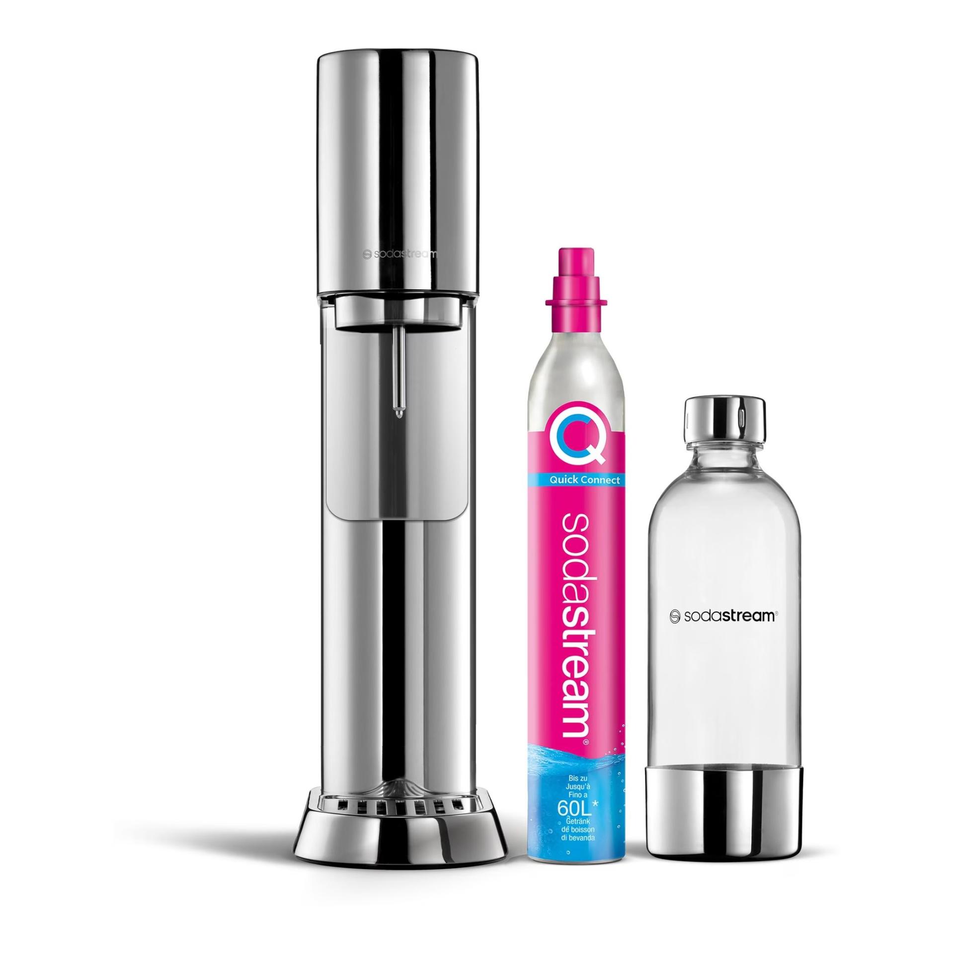 SodaStream Sparkling water maker Enso with Quickconnect & Bottle - Silver